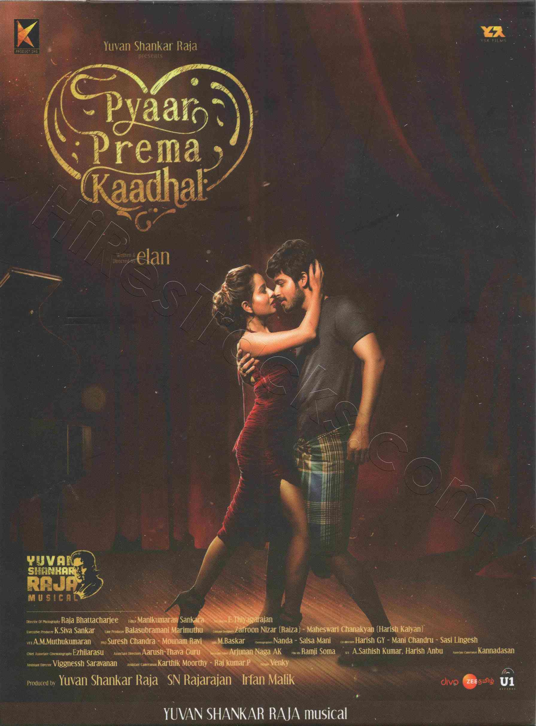 Pyaar Prema Kaadhal (2018) (Yuvan Shankar Raja) [U1 Records] [ACD-RIP-WAV] – HiResTracks.com