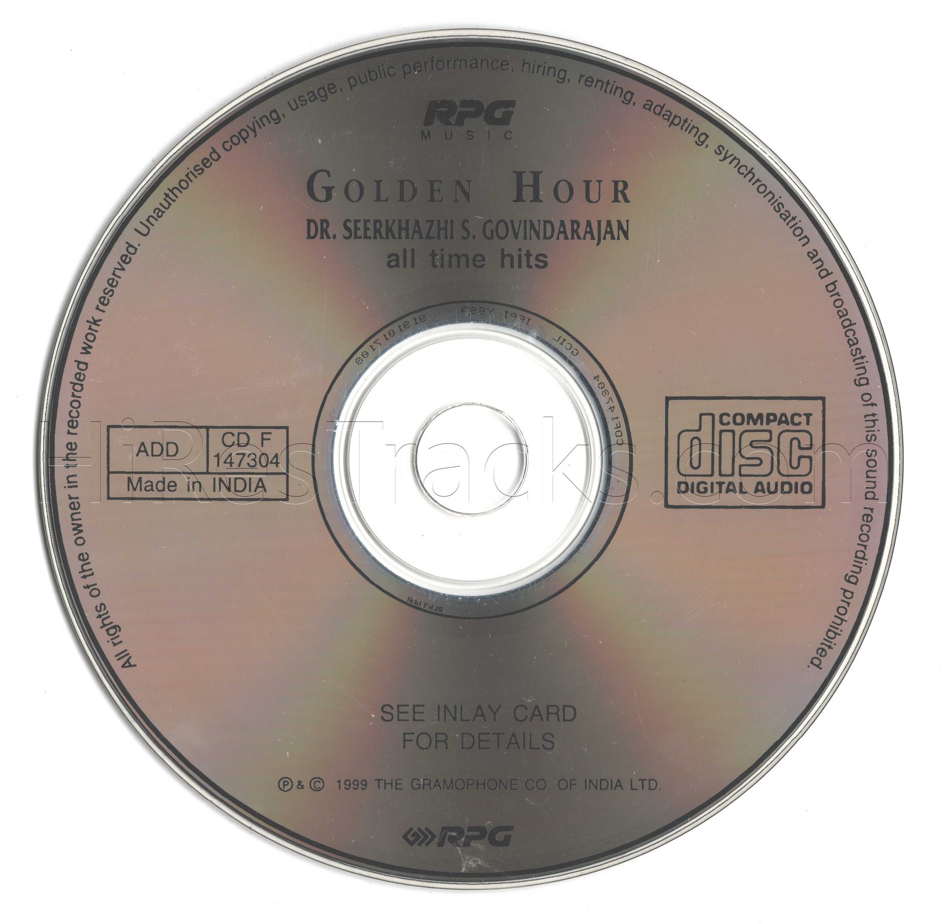 Golden Hour – Dr. Seerkazhi Govindarajan All Time Hits (1960) (Various ...