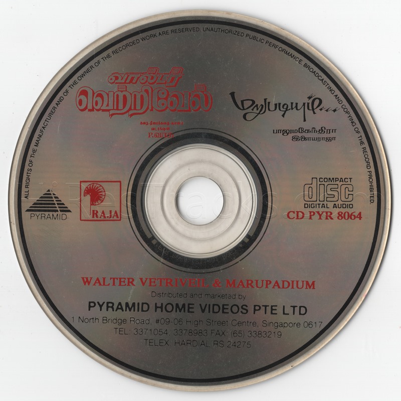 Walter Vetrivel (1993) (Ilaiyaraaja) (Raja Pyramid – CD PYR 8064) [ACD ...