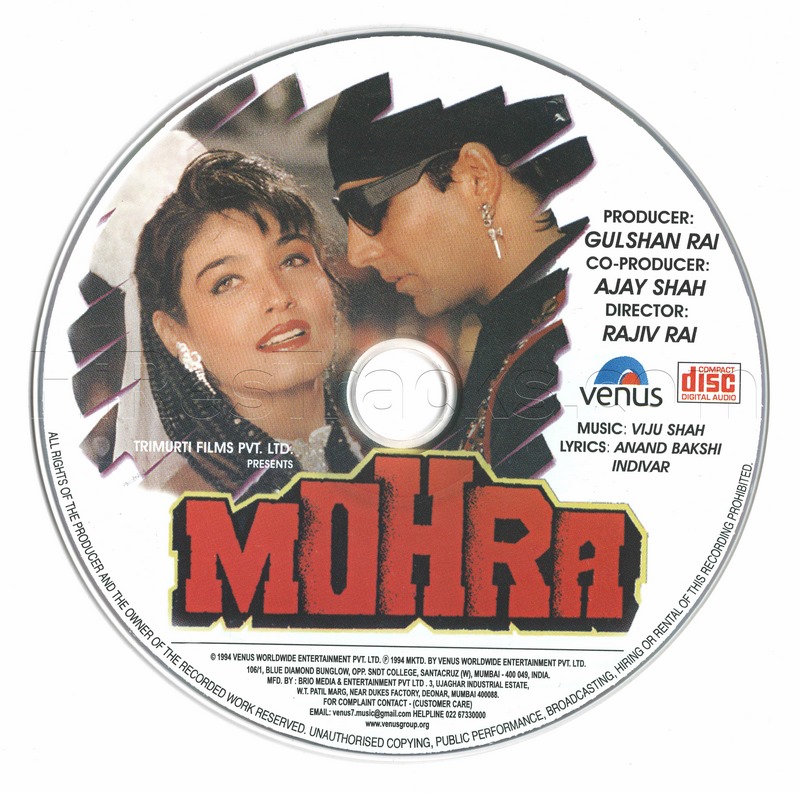 Mohra (1994) (Viju Shah) [Venus – VCDSP – 729] [ACD-RIP-WAV ...
