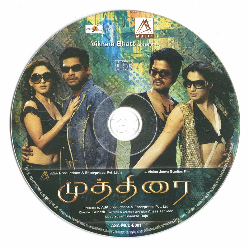 Mutthirai (2009) (Yuvan Shankar Raja) [ASA Music – ASA-MCD-B001] [ACD ...