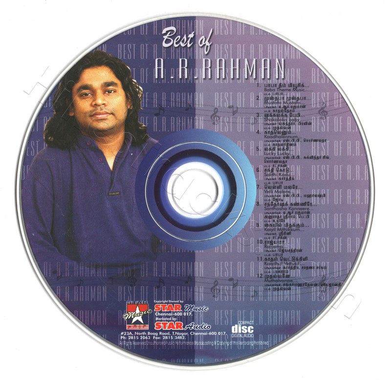 Best Of A.R. Rahman (2000) (A.R. Rahman) [Star Music – SMCD – 184] [ACD ...