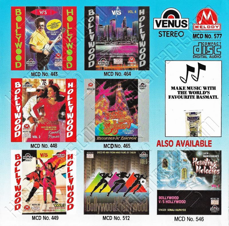Bollywood 96 Vol. 1 (1996) (Various Artists) [Melody – Venus – MCD NO – 577] [ACD-RIP-FLAC ...