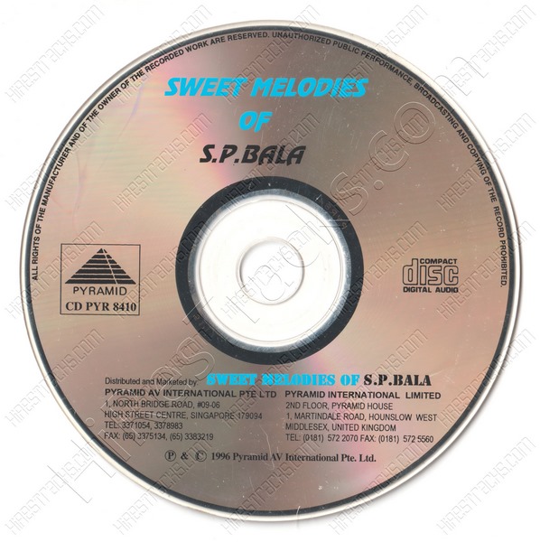 Sweet Melodies Of S.P.B (1999) (Various Artists) [Pyramid – CD PYR 8410 ...